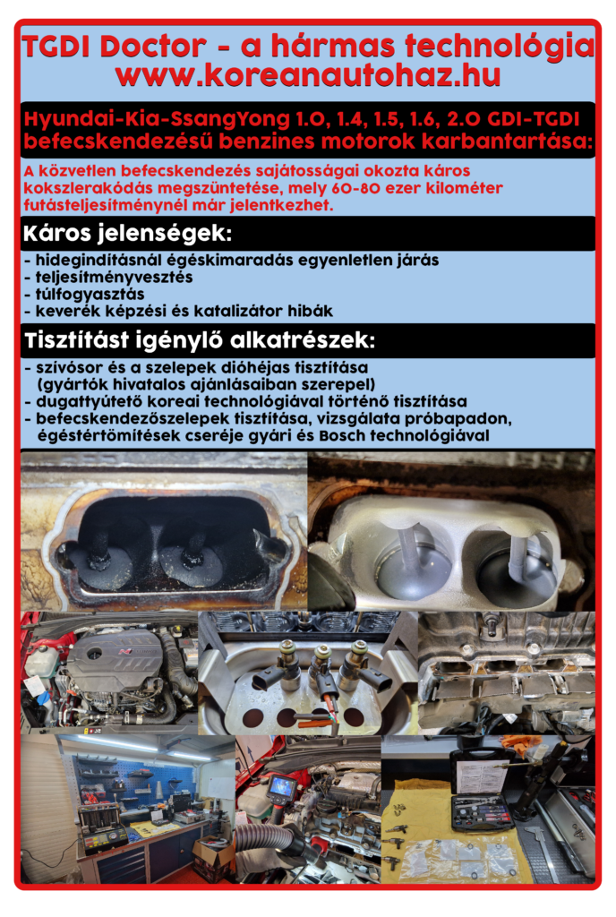 TGDI Doctor Szolgáltatás - Korean Autóház Kft